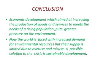 Sustainable development | PPT