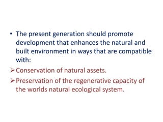 Sustainable development | PPT