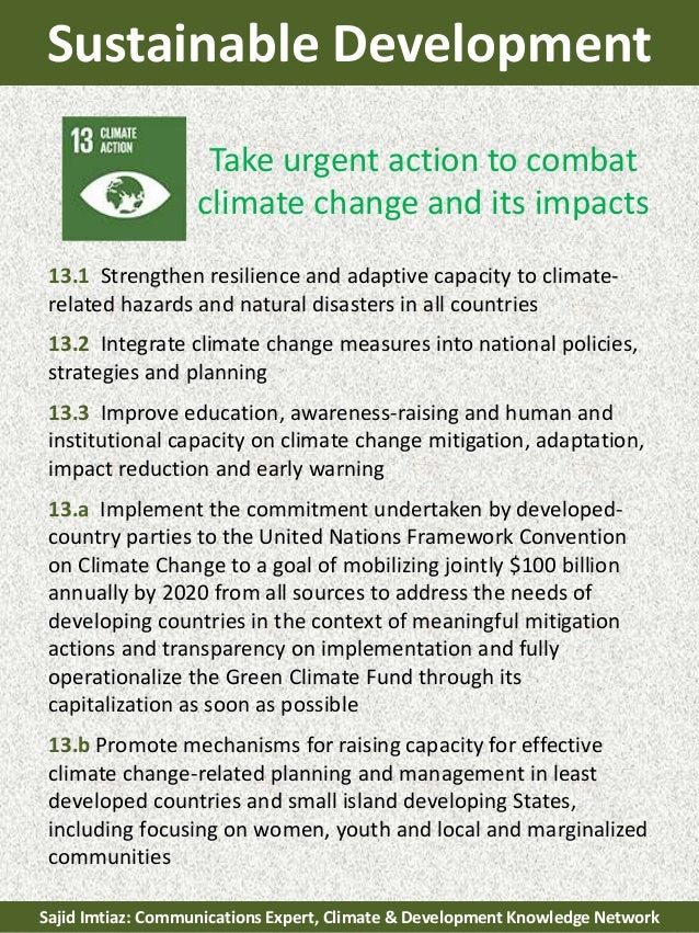 Sustainable Development Goal 13