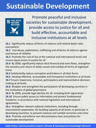 Sustainable Development Goal 16 | PDF