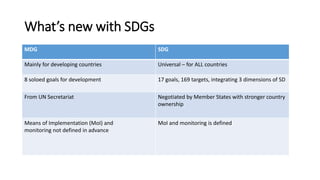 Sustainable development goals | PPTX
