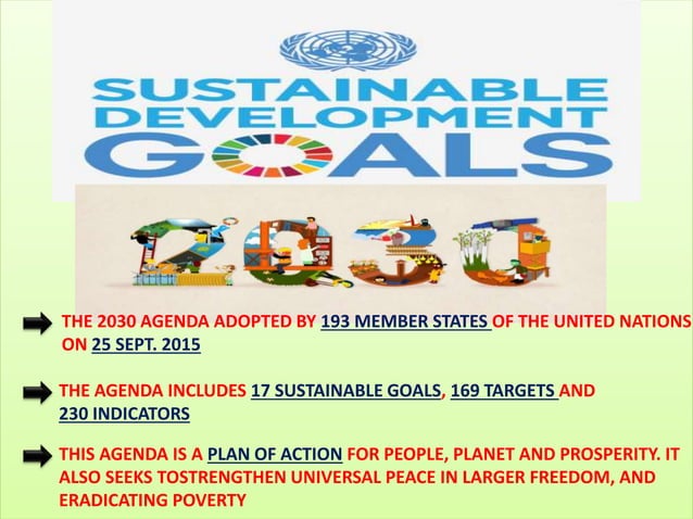 Sustainable development goals | PPTX