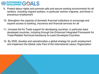 decent work and economic growth | PPTX