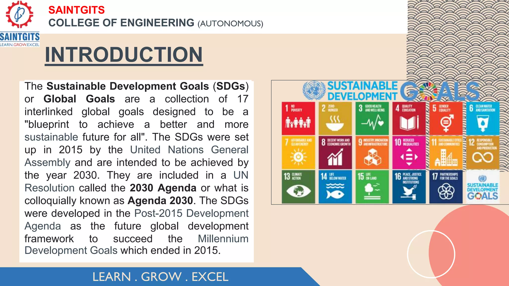 Sustainable development goals | PPT