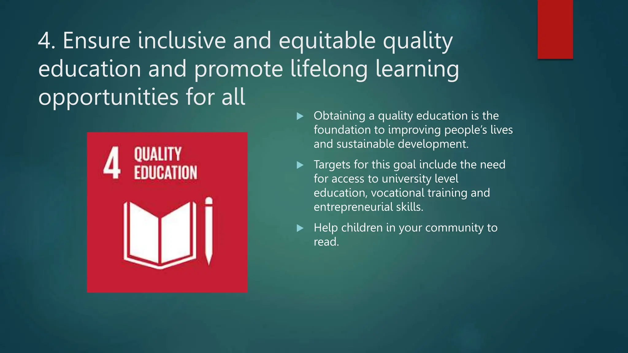 Sustainable Development Goal BY THE UNITED NATION | PPTX | Agriculture | Industries