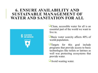 SUSTAINABLE DEVELOPMENT GOALS............................. | PPTX