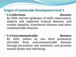 Sustainable development goals in community health nursing | PPTX