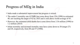 Sustainable Development Goals I Millennium development goals I Dr.Singh ...