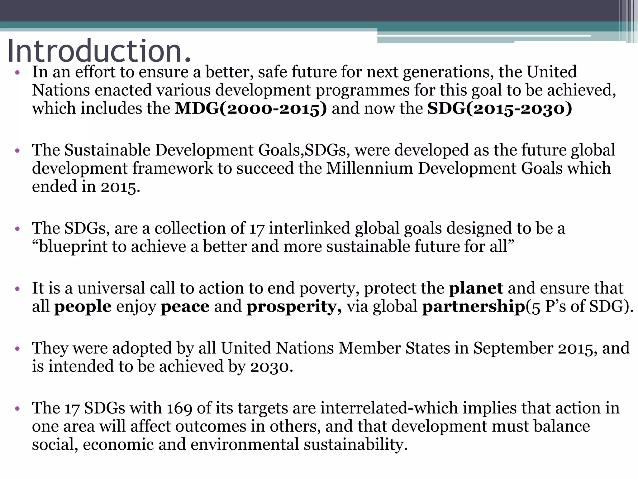 Sustainable development goals b | PPTX