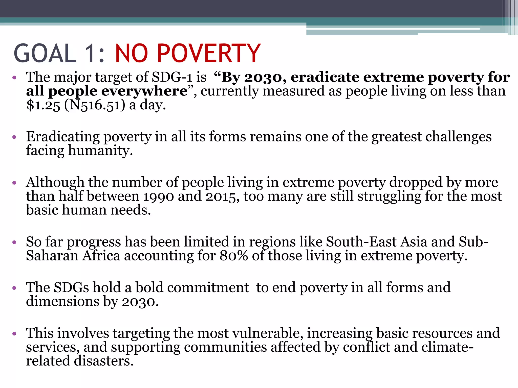 Sustainable development goals b | PPTX