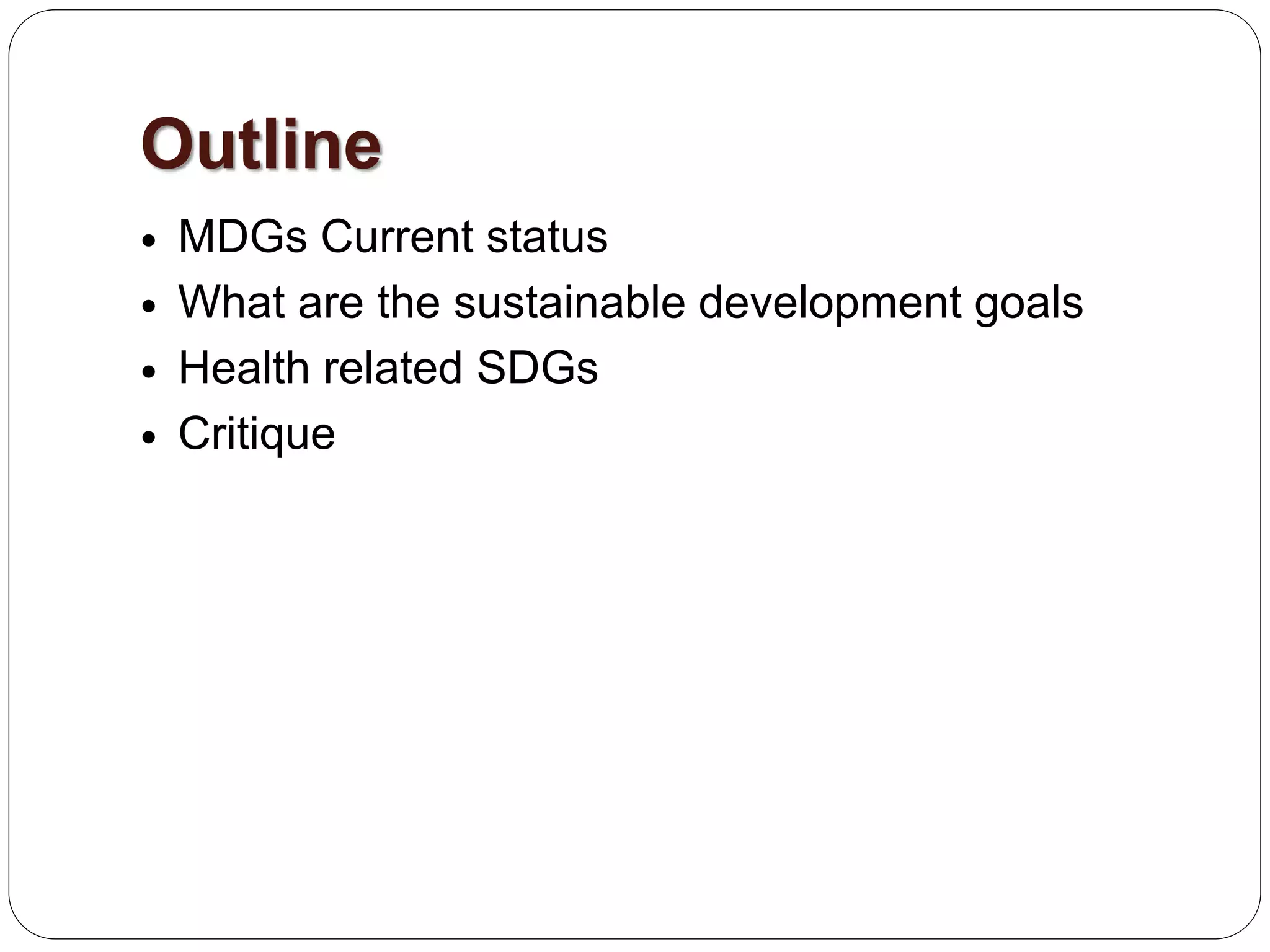Sustainable development goals | PPTX