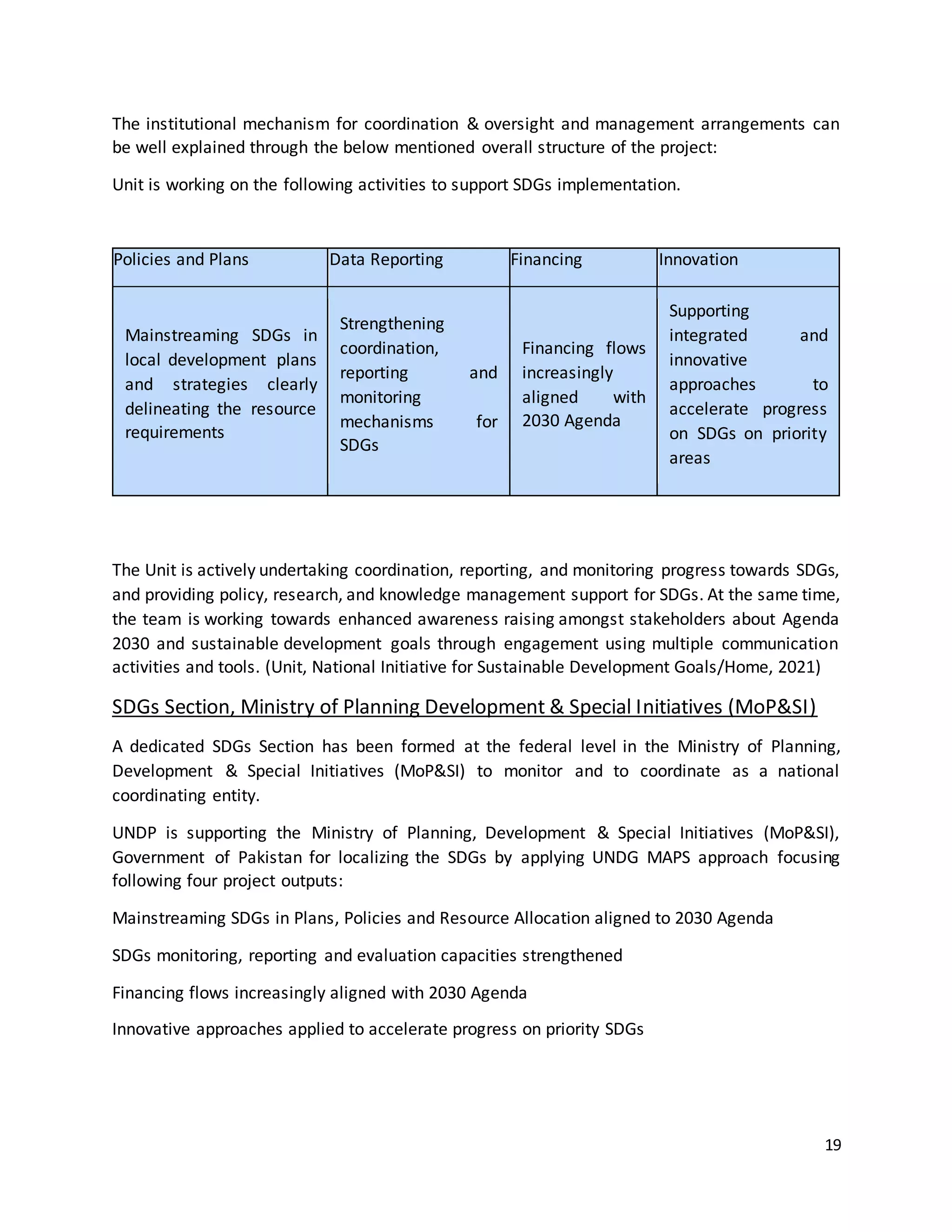 Report on Sustainable Development Goals (SDGs); Goal 2: Zero Hunger | DOCX