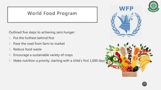Sustainable Development Goals 2: Zero Hunger | PPTX