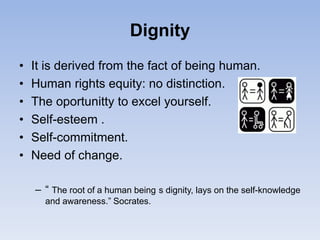 Sustainable development, human dignity and family | PPT