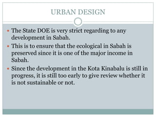 Sustainable development in sabah | PPT