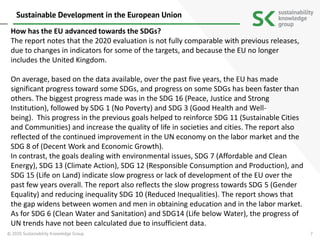 Sustainable Development in the European Union | PDF
