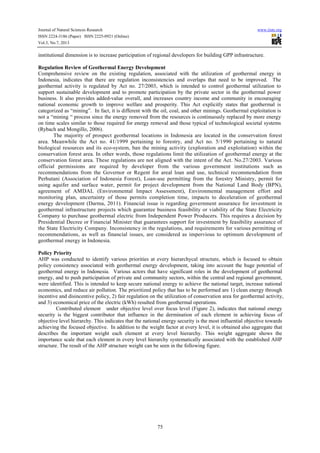 Sustainable development model of geothermal energy | PDF