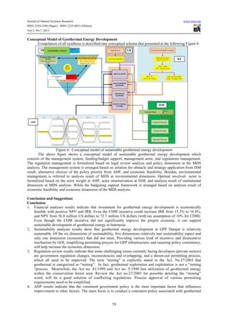 Sustainable development model of geothermal energy | PDF