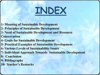 Sustainable development | PPT