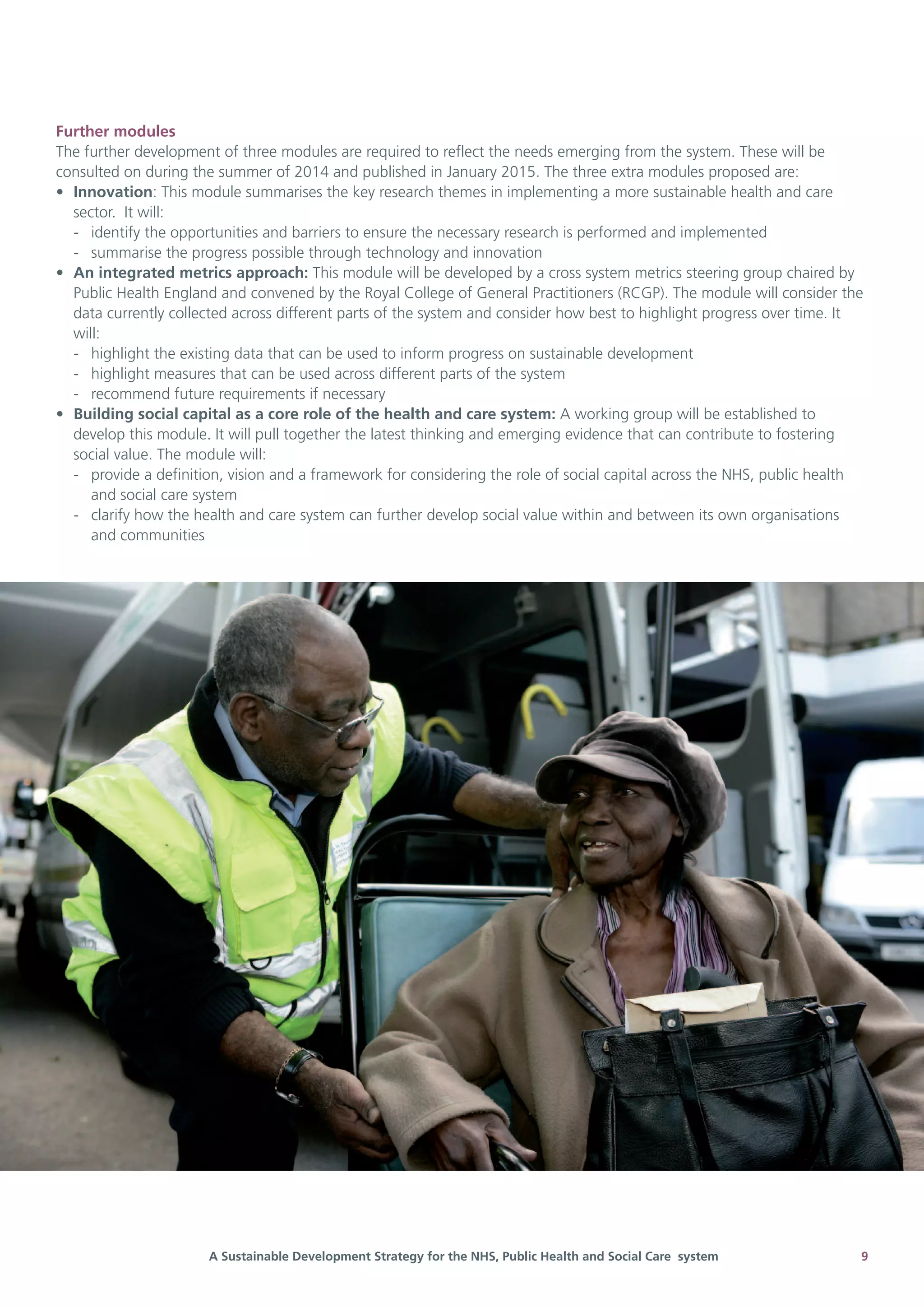 Sustainable development strategy for the NHS Jan 2014 | PDF