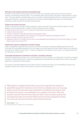 Sustainable development strategy for the NHS Jan 2014 | PDF