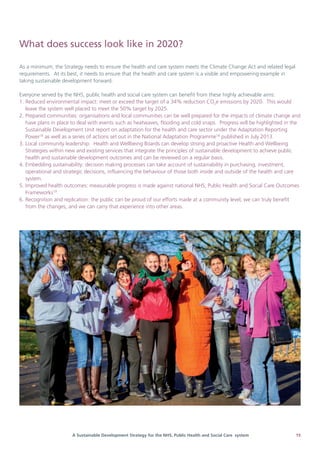 Sustainable development strategy for the NHS Jan 2014 | PDF