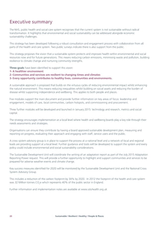 Sustainable development strategy for the NHS Jan 2014 | PDF