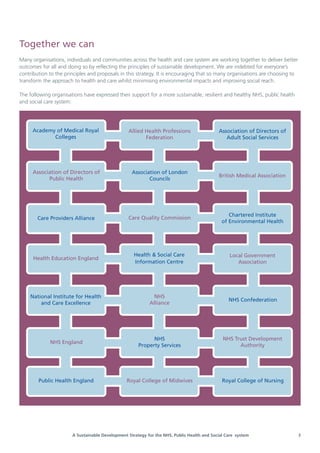 Sustainable development strategy for the NHS Jan 2014 | PDF