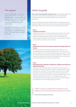 Sustainable development strategy for the NHS Jan 2014 | PDF