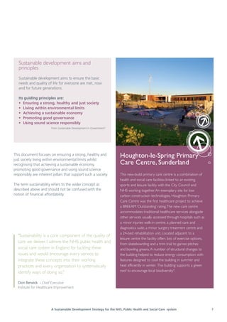 Sustainable development strategy for the NHS Jan 2014 | PDF