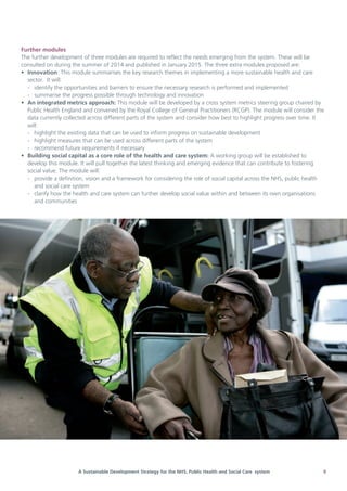 Sustainable development strategy for the NHS Jan 2014 | PDF