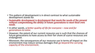 Sustainable development with equity | PPTX