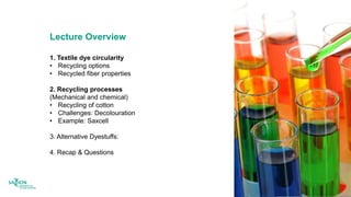 Sustainable Dyeing Textile and Colour Chemistry | PDF