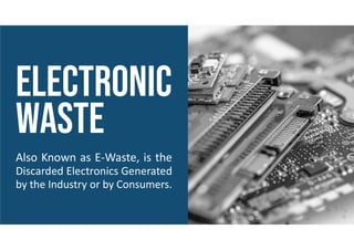 Sustainable E-Waste Management | PDF
