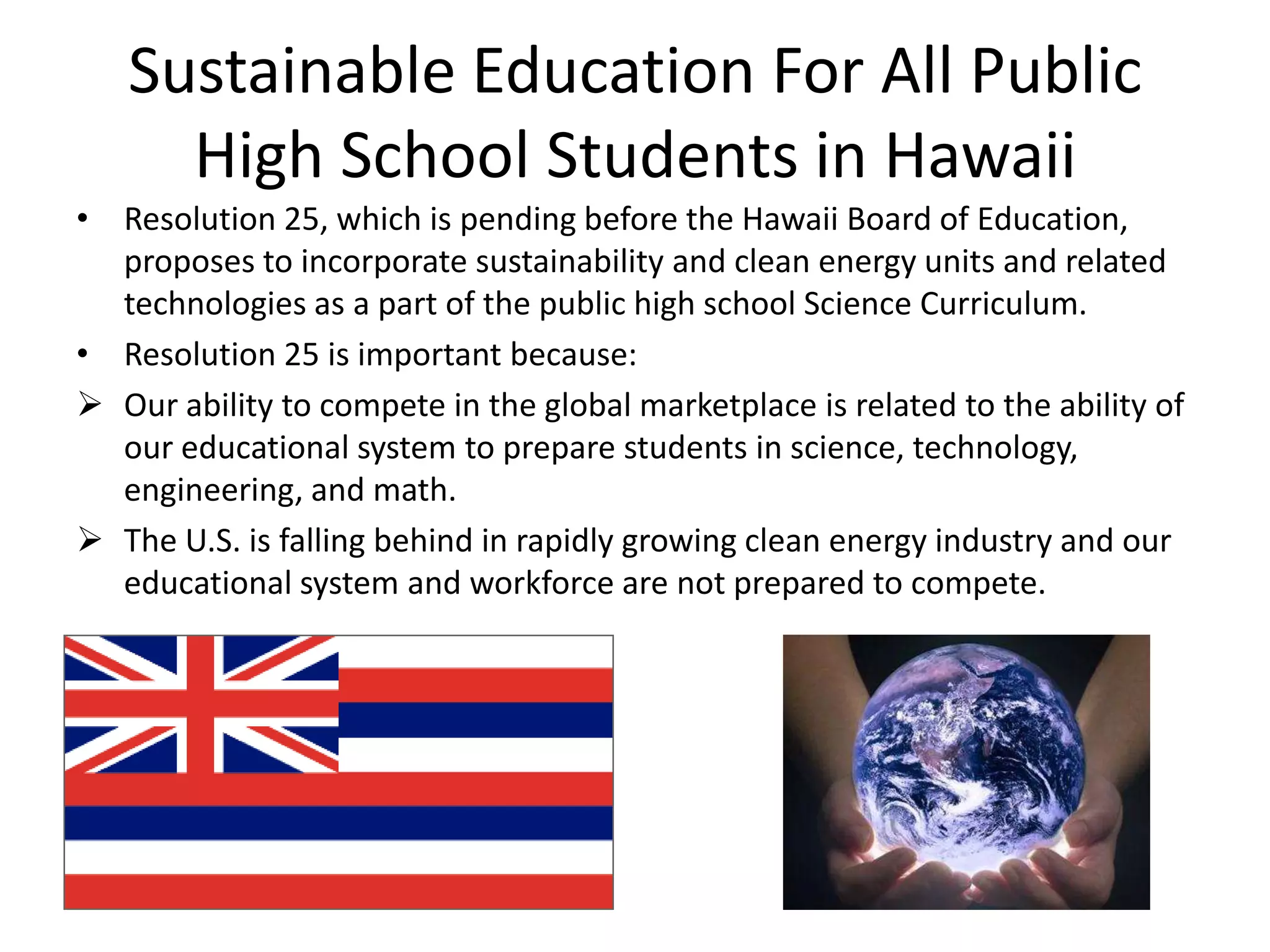 Sustainable Education | PPTX