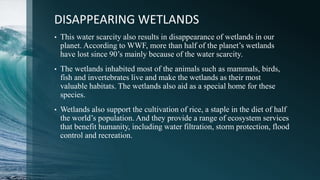 Sustainable energy water scarcity | PPTX