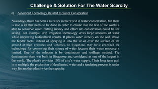 Sustainable energy water scarcity | PPT