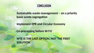 Production of SUSTAINABLE ENERGY FROM WASTE.pptx | Power and Energy ...