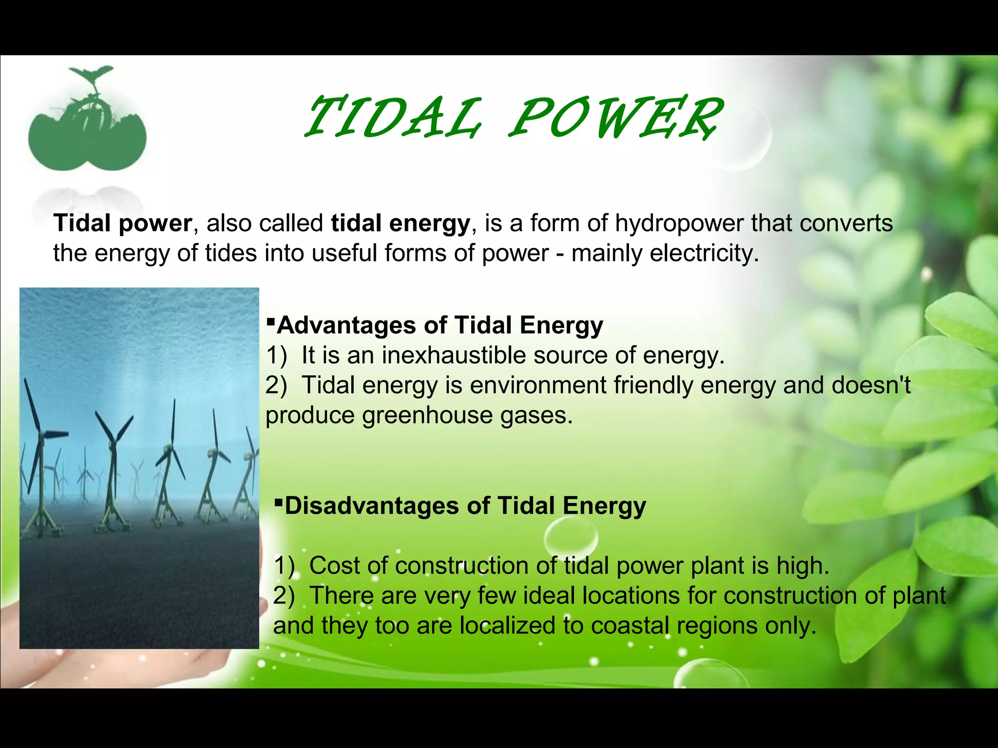 Sustainable energy ppt | PPT