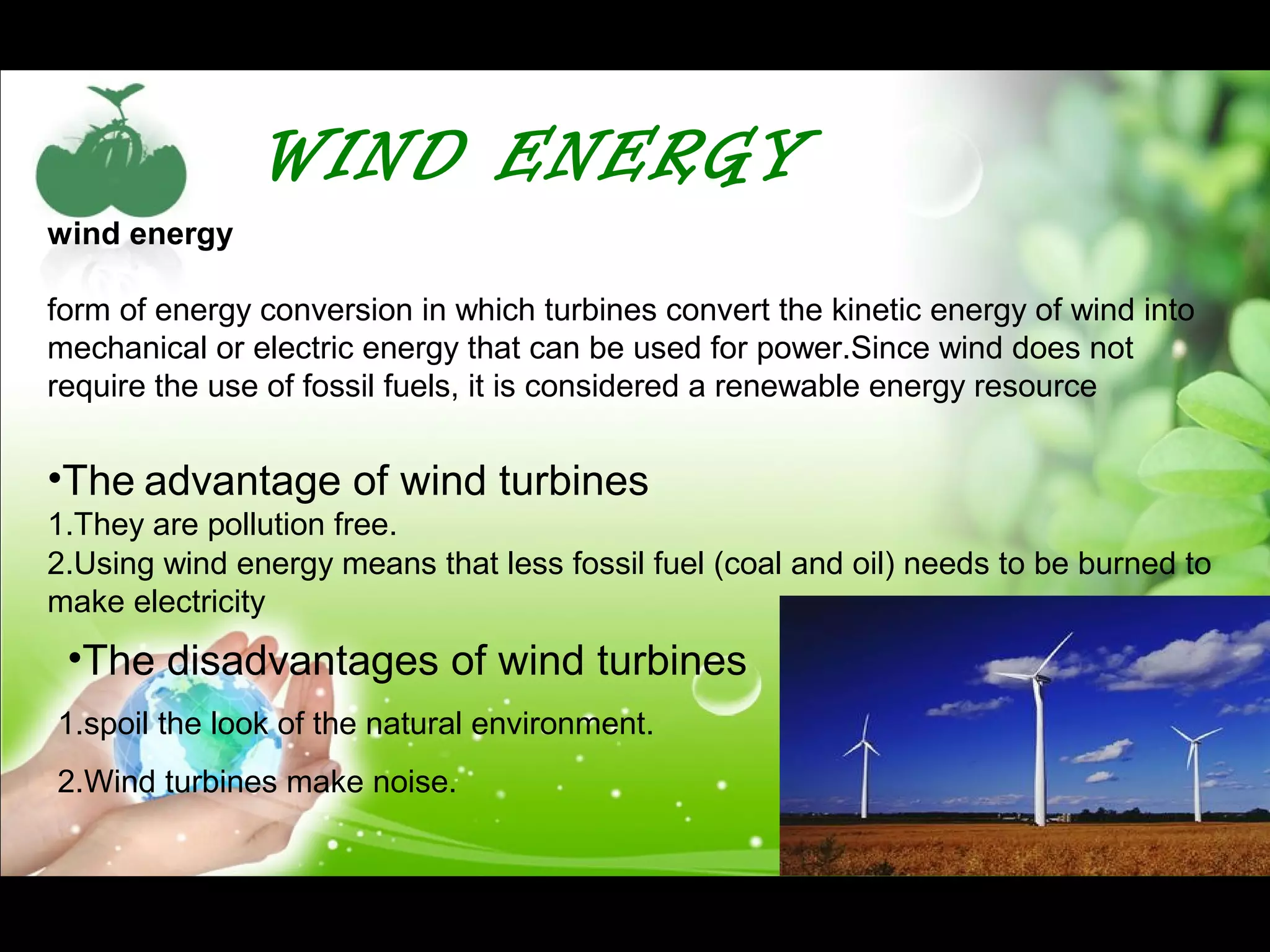 Sustainable energy ppt | PPT