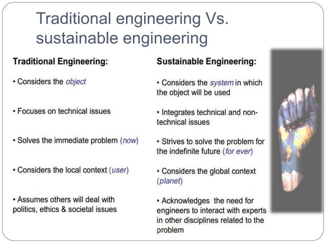 Sustainable engineering | PPTX