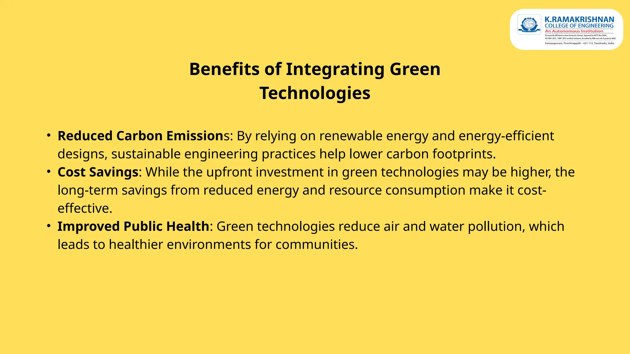 Sustainable Engineering Practices :Building a Greener Future | PPT ...