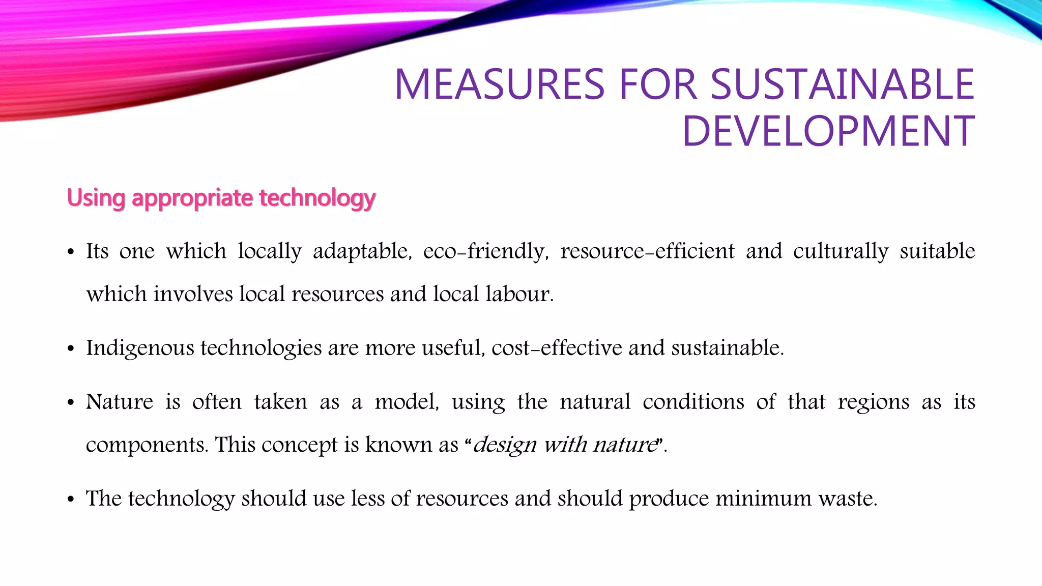 Sustainable environmental development | PPTX
