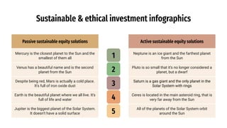 Sustainable & ethical investment infographics by eshaan | PPT
