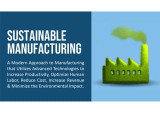 Sustainable Factories | PDF