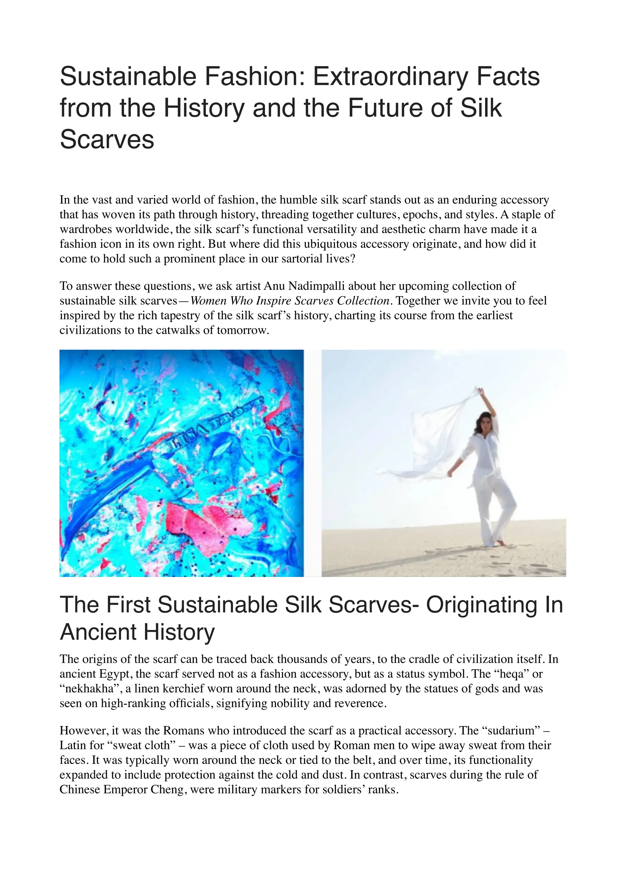 Sustainable Fashion Extraordinary Facts from the History and the Future ...