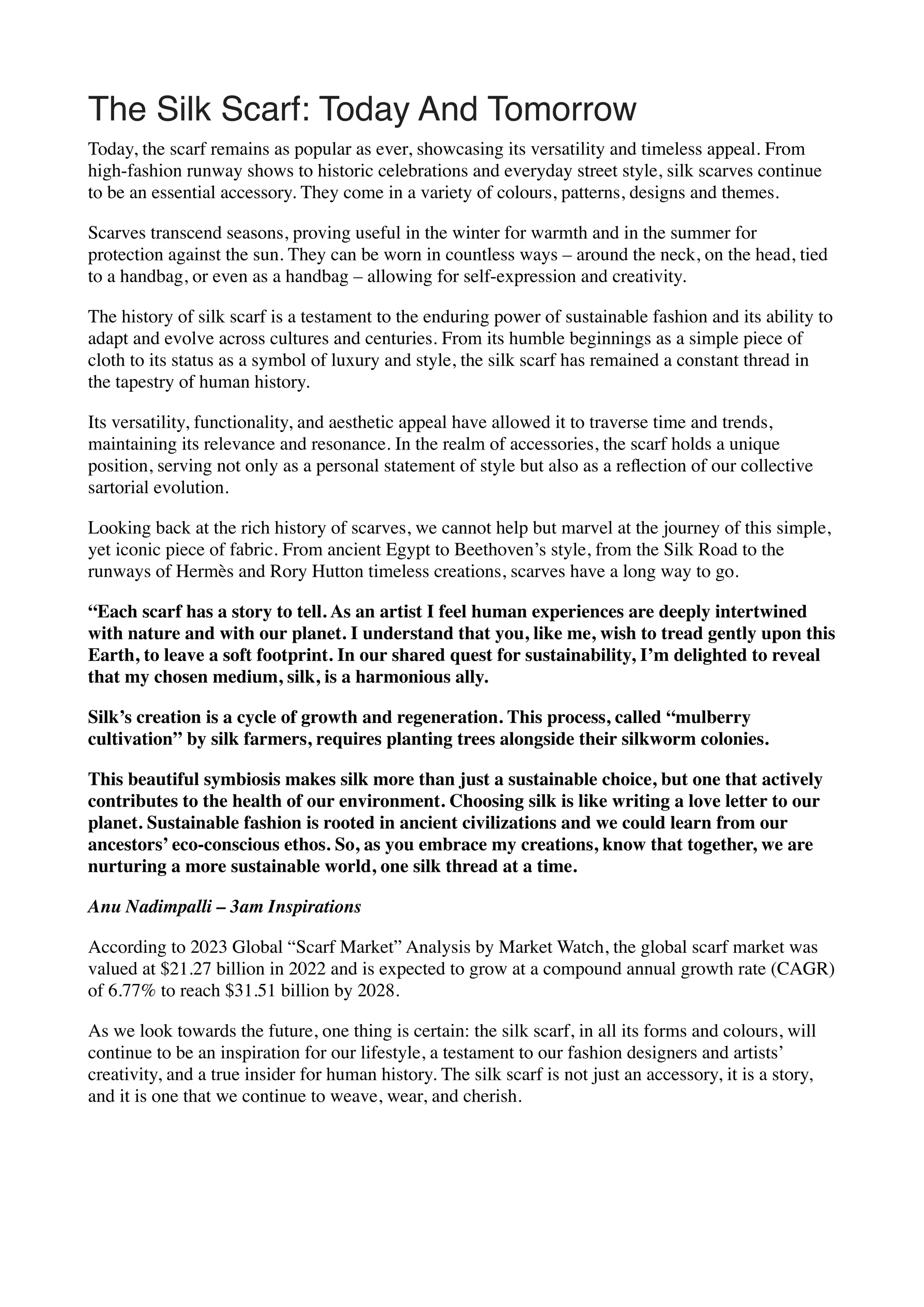 Sustainable Fashion Extraordinary Facts from the History and the Future ...