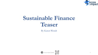 Sustainable Finance teaser (1) | PPT