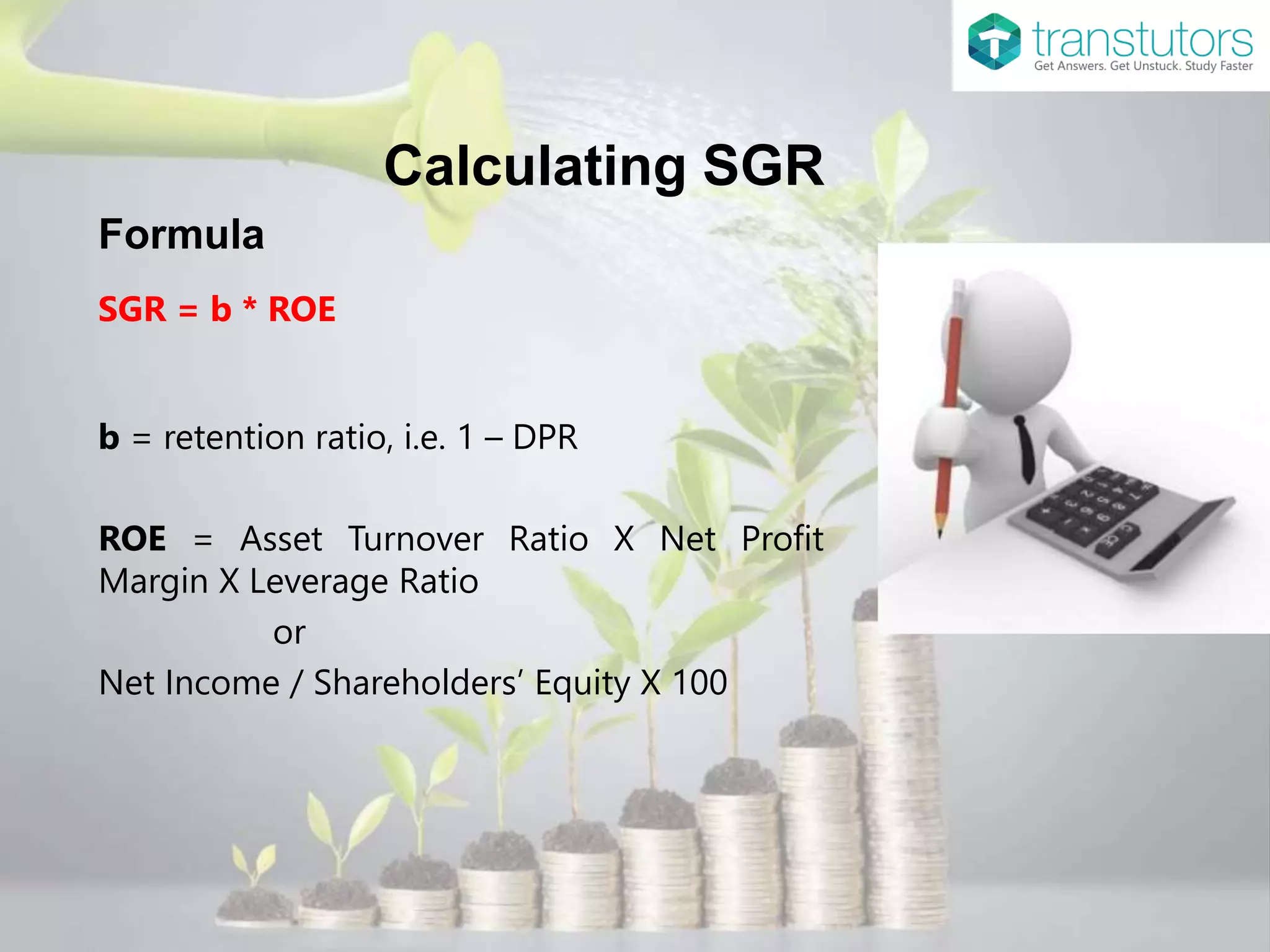 Sustainable Growth Rate | Finance | PPTX