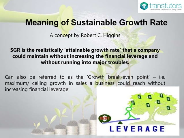 Sustainable Growth Rate | Finance | PPTX | Business Accounting ...